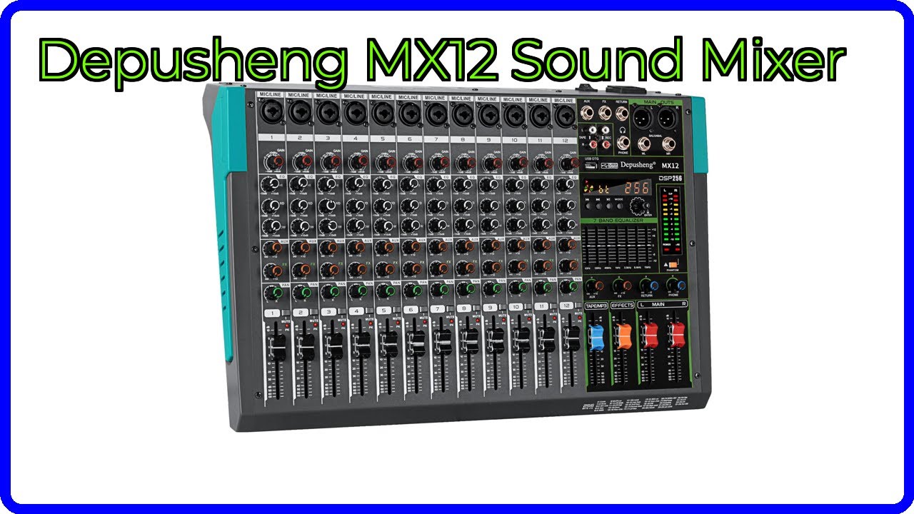 REVIEW (2026): Depusheng MX12 Sound Mixer. ESSENTIAL details. - YouTube