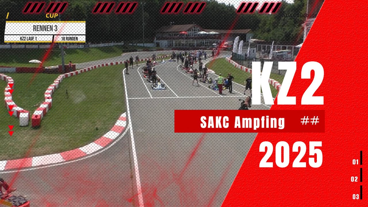 KZ2 Lauf 2 | SAKC | Ampfing 2025 - YouTube