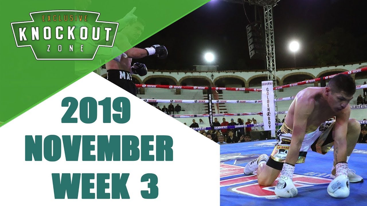 Boxing Knockouts | November 2019 Week 3 #knockoutzone - YouTube