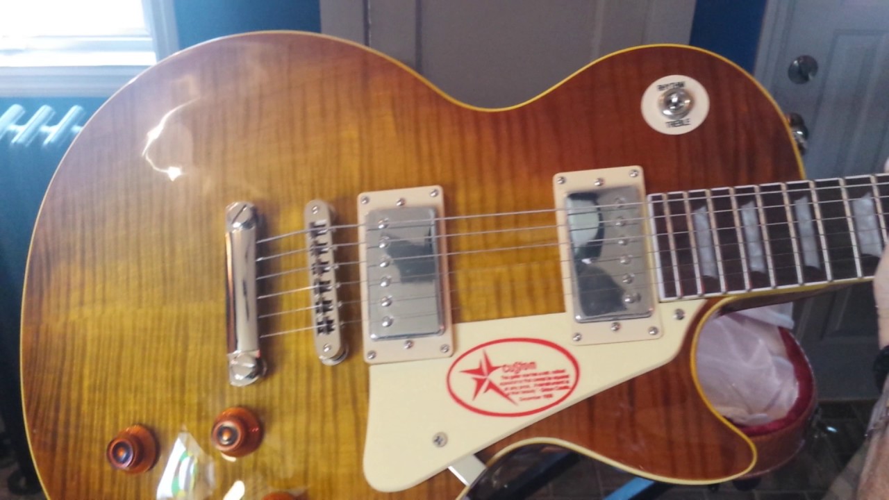 Chibson unboxing #3 Honeyburst - YouTube