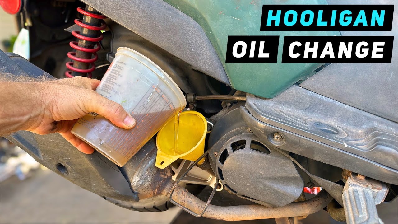 Genuine Hooligan 170 - Engine Oil Change (PGO X-Hot / Libra) | Mitch's ...