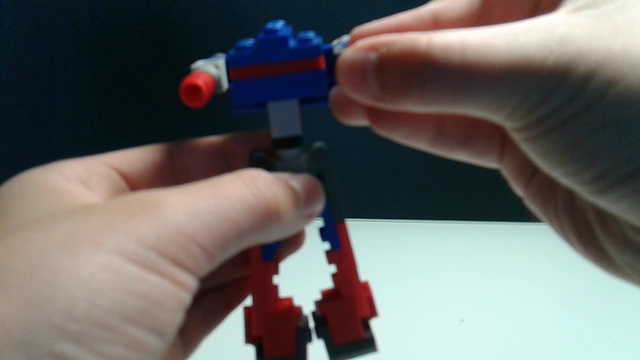 Mini Transformers movie Lego Optimus prime v2 - YouTube