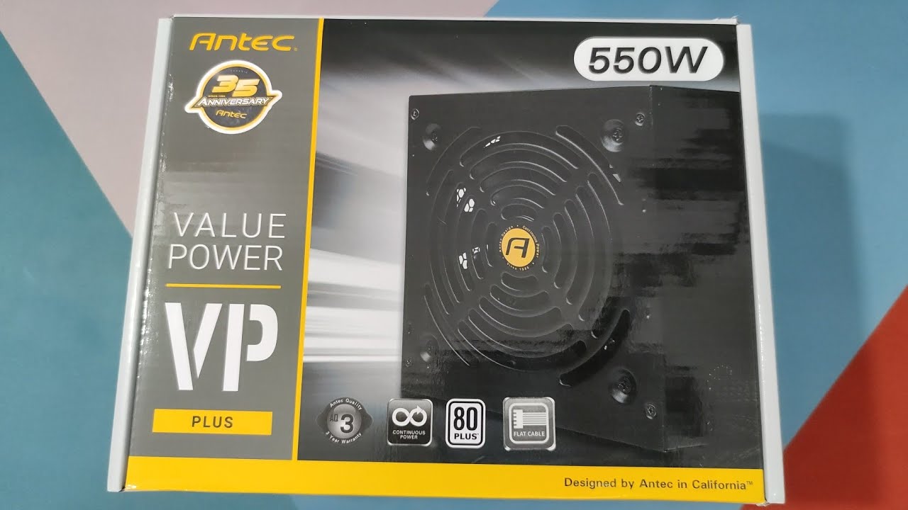 Antec VP Plus VP550P - Unboxing Only - YouTube
