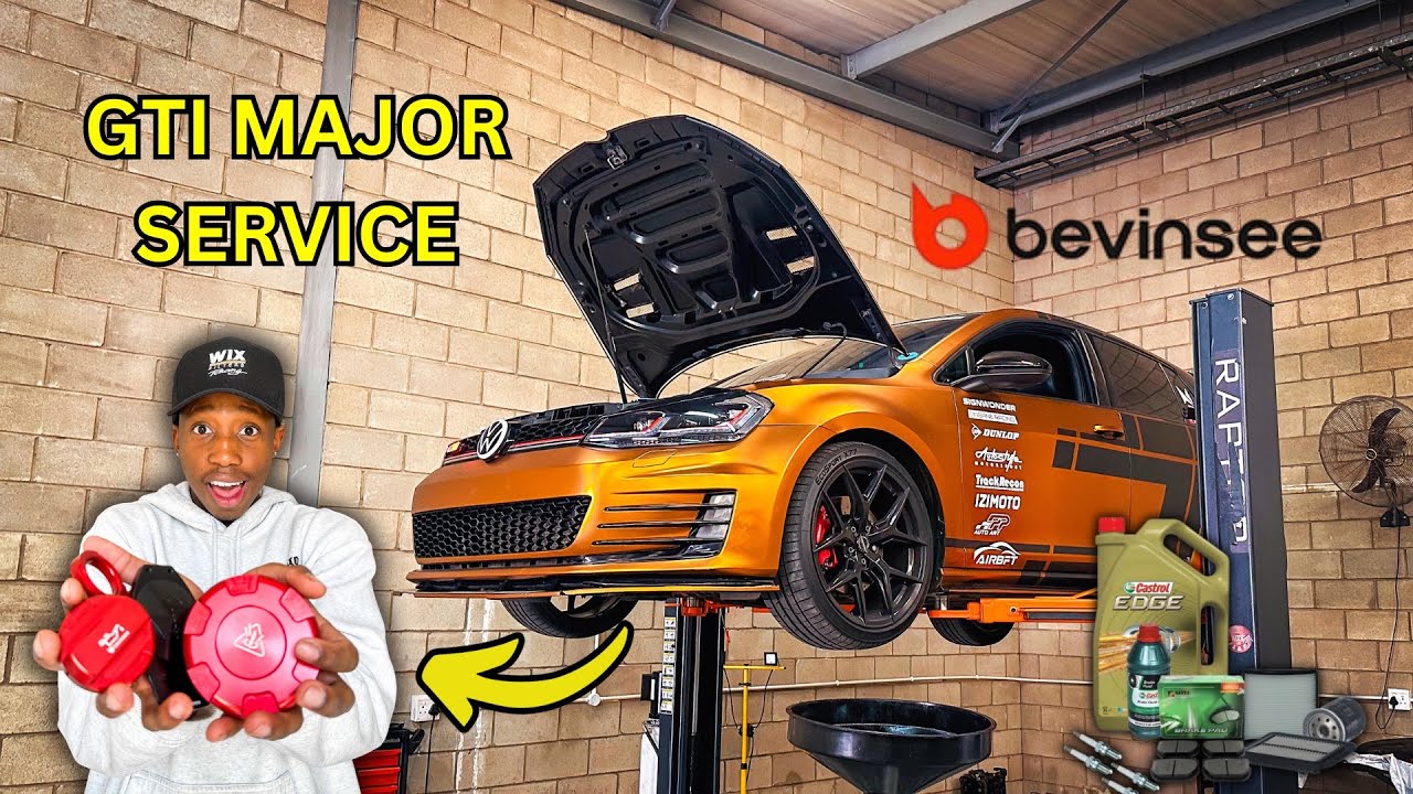 MAJOR SERVICE ON MY GTI AT MUMBO REPAIRS + ALUMINIUM ENGINE PARTS - YouTube