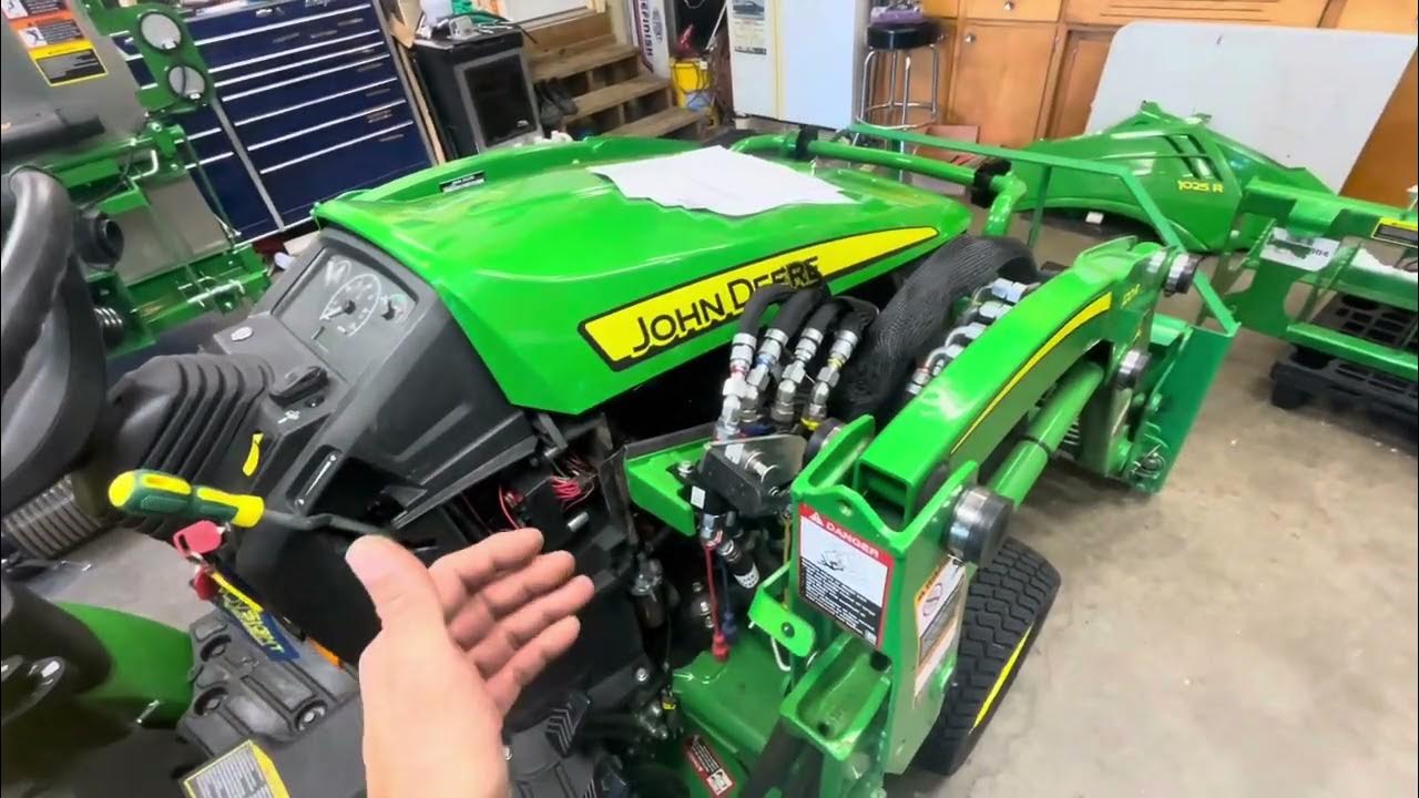 John Deere MOD 1025R Single point Connection repair Connect under ...