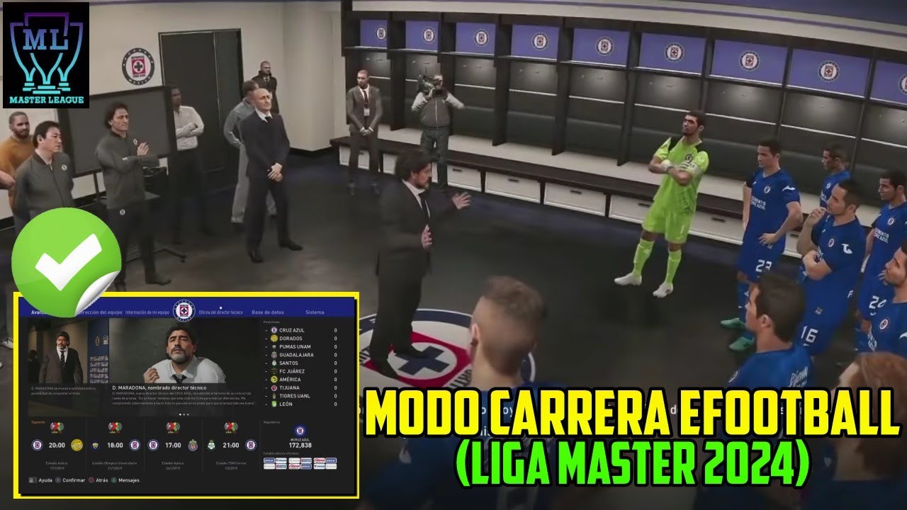Oficial el Modo Carrera de eFootball 2024 Ya Viene (LIGA MASTER EFOOTBALL 24) - YouTube
