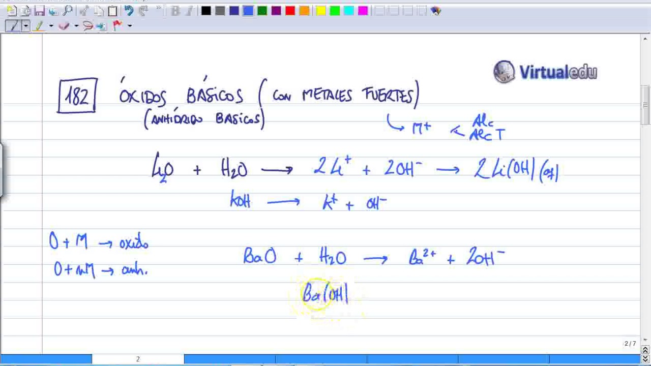 QuimiMol 32 Oxidos básicos/acidos / anfóteros - YouTube