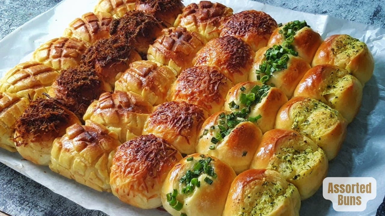 Assorted Buns With Just One Dough | 1 X proofing | Breadmaker - YouTube