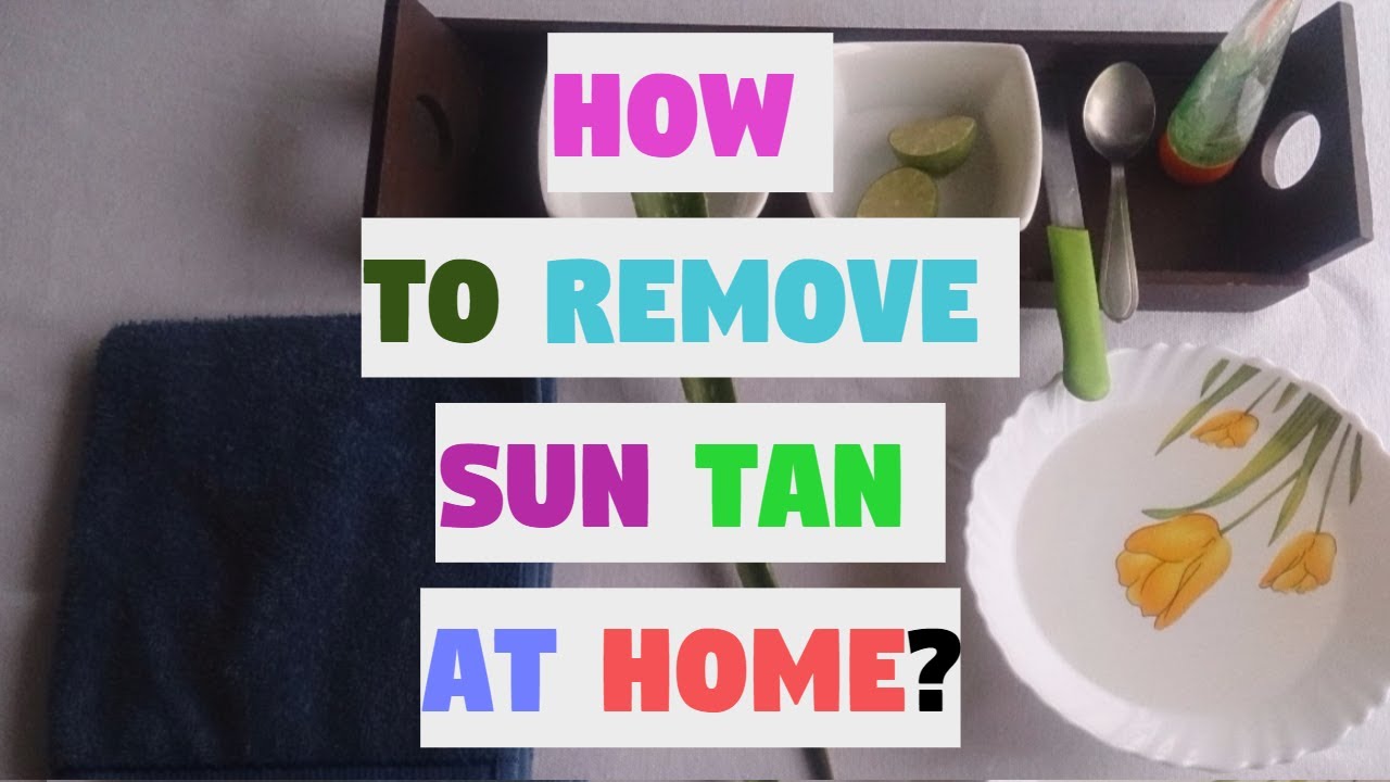 How To remove Sun Tan & Sun Burn ? - Aloe & Lemon - YouTube