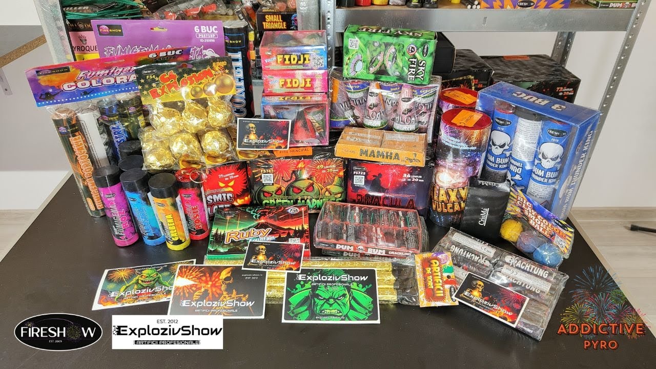 MEGA Unboxing Fireshow🧨 Exploziv Show 🎆 Colectie Noua Decembrie 2025 🔥 ...