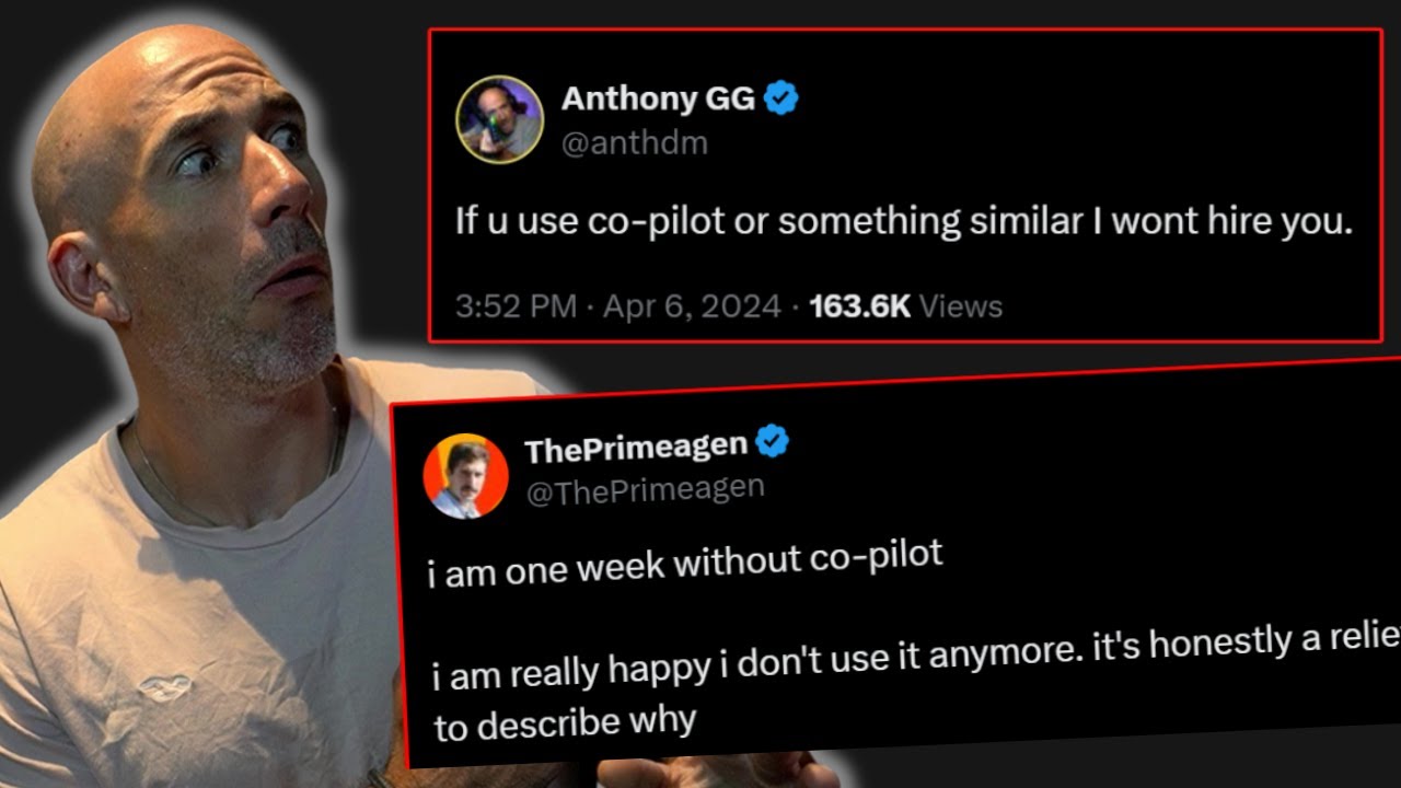 If U Use GitHub CO-PILOT I Wont Hire You!? - YouTube