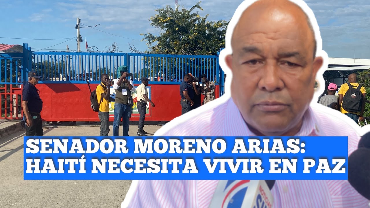 SENADOR DE MONTECRISTI MORENO ARIAS: HAITÍ NECESITA VIVIR EN PAZ - YouTube