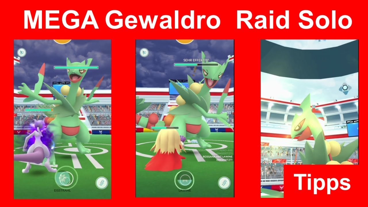 Mega Gewaldro Raid Solo gewinnen. Wie man Mega Gewaldro allein besiegt ...