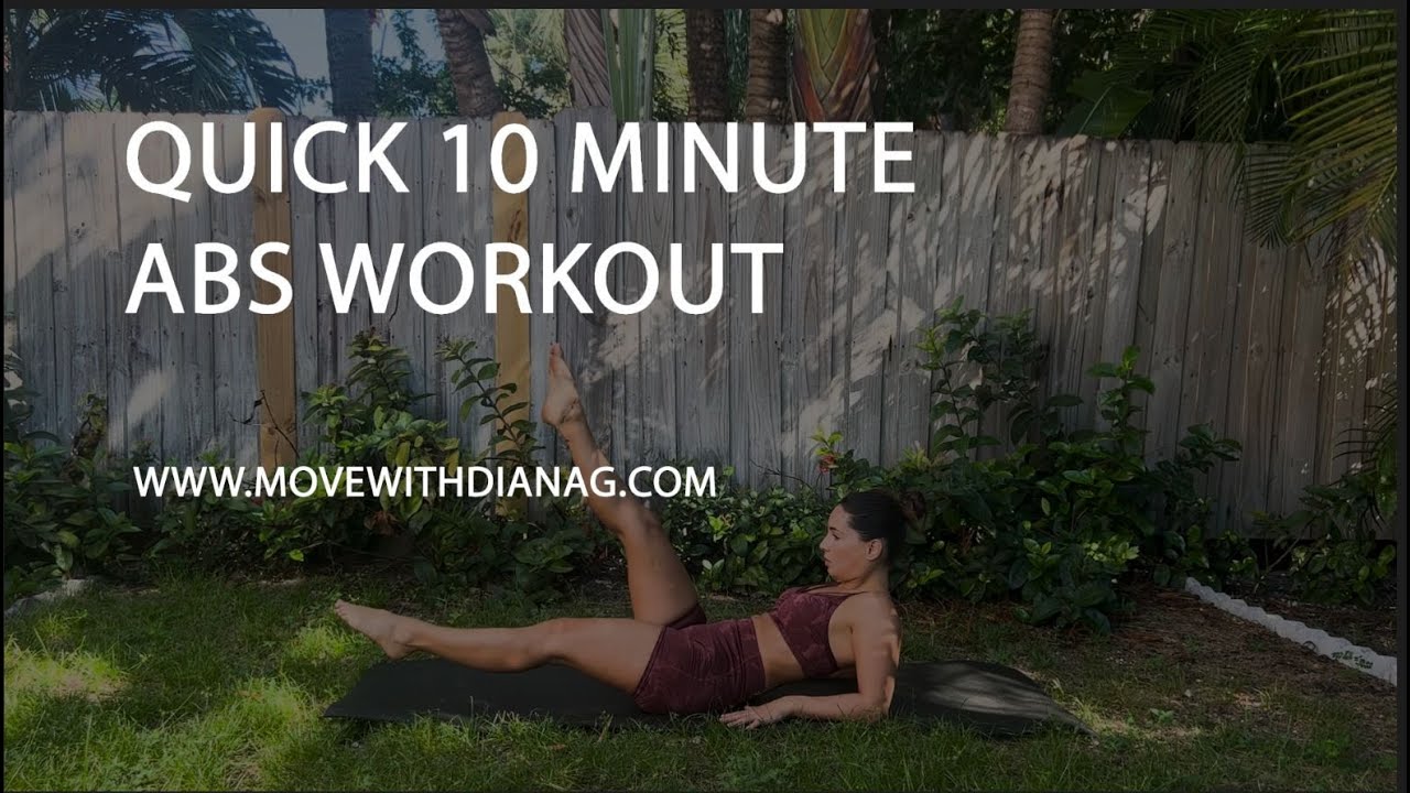 10 MIN ABS WORKOUT - YouTube