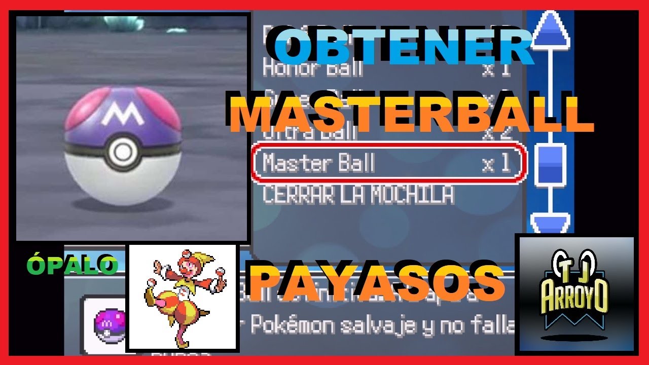 🟣 ¿DÓNDE y cómo obtener la MASTERBALL (misión encontrar tres payasos ...
