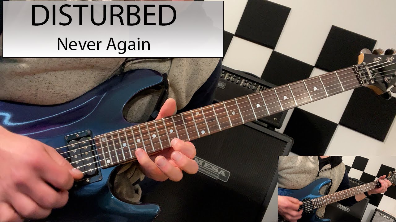 Disturbed - Never Again - Guitar Cover - YouTube