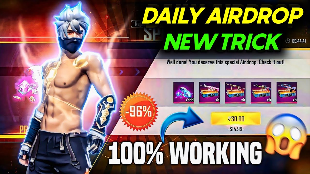 😲 How To Get 9 Rs Special Airdrop in Free Fire | 💯 29 Rupees Me 300 ...