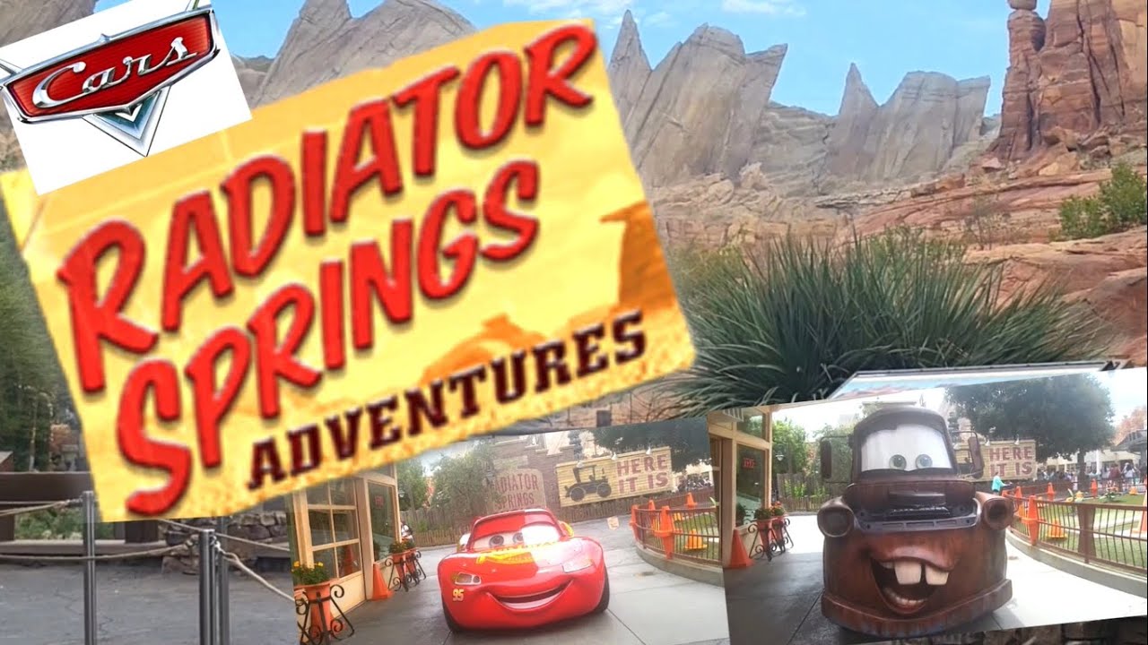 Cars Adventure Park in Disneyland, California 2024 | Lightning McQueen ...