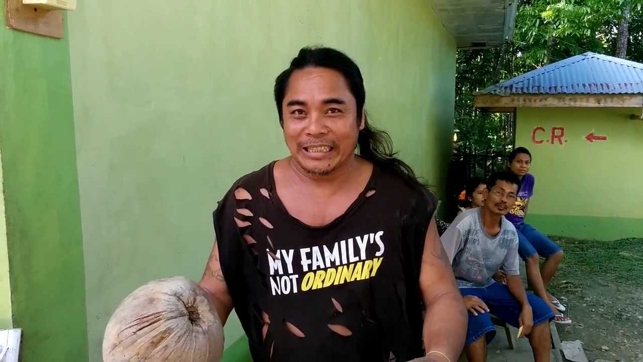 Buko King Peels Coconut with TEETH in under 10 SECONDS!! (Bohol ...