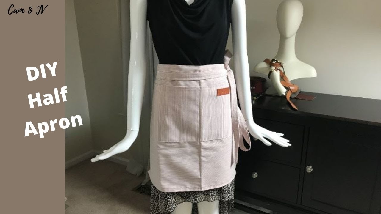 Half Apron Sewing Tutorial - YouTube