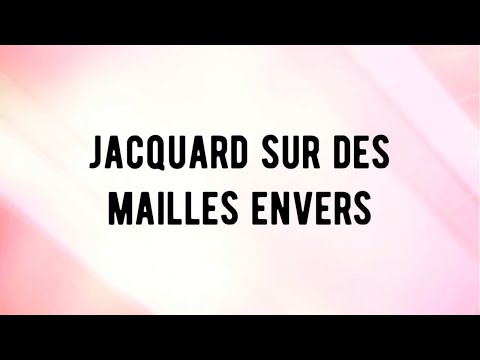 Jacquard à 2 couleurs jersey envers