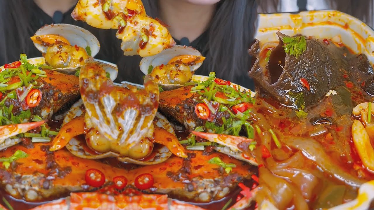 eating asmr mukbangs foods #070 - YouTube