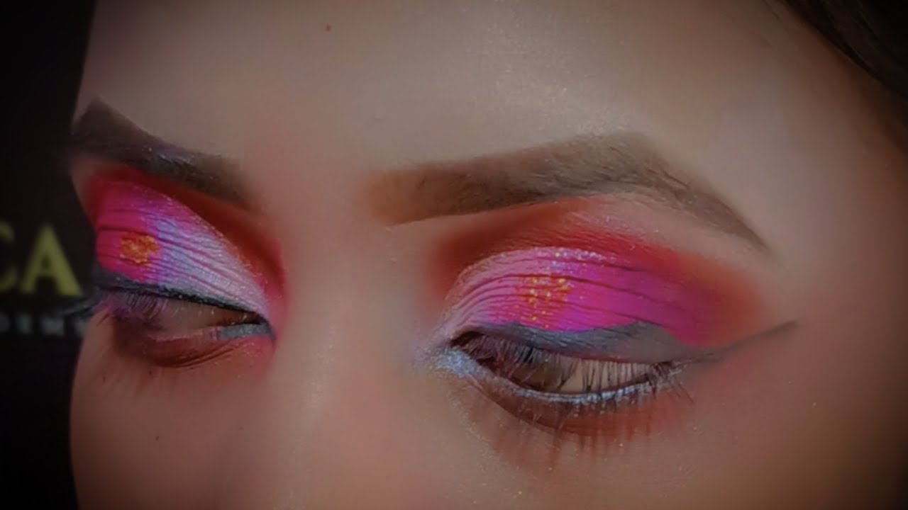 Half Cut Crease Pink Eye Makeup look/i hope you are like it this eye ...