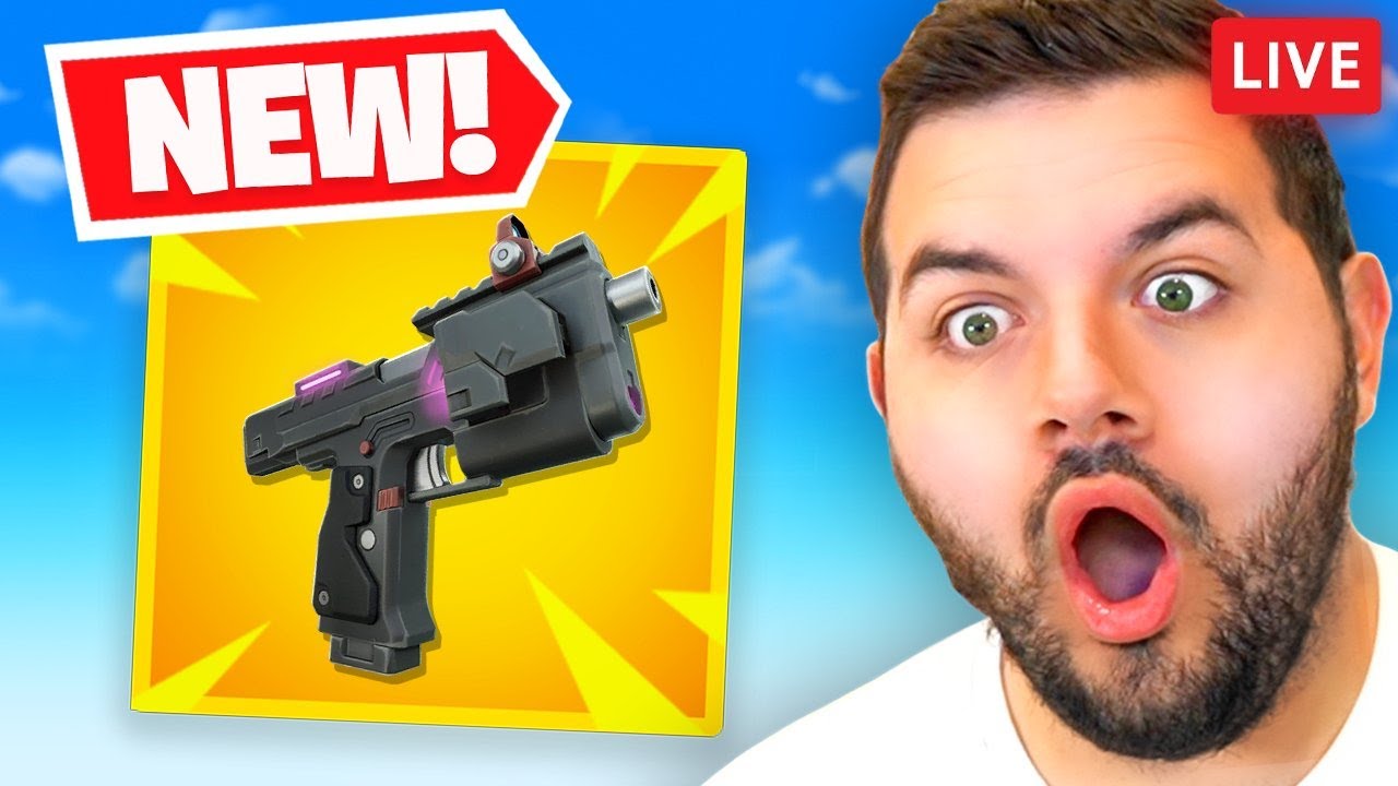 NEW FORTNITE LOCK ON PISTOL IS OVERPOWERED! - YouTube