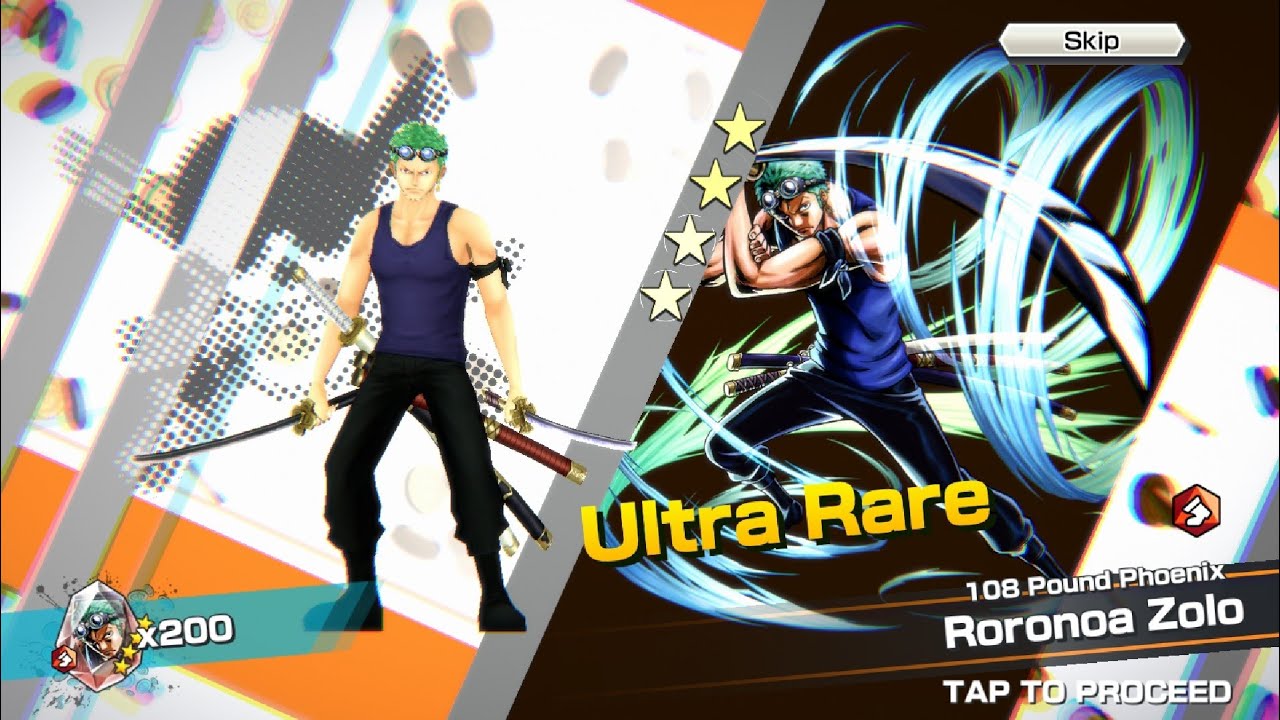 108 pound phoenix "Roronoa zoro" gameplay.. || One piece bounty rush ...