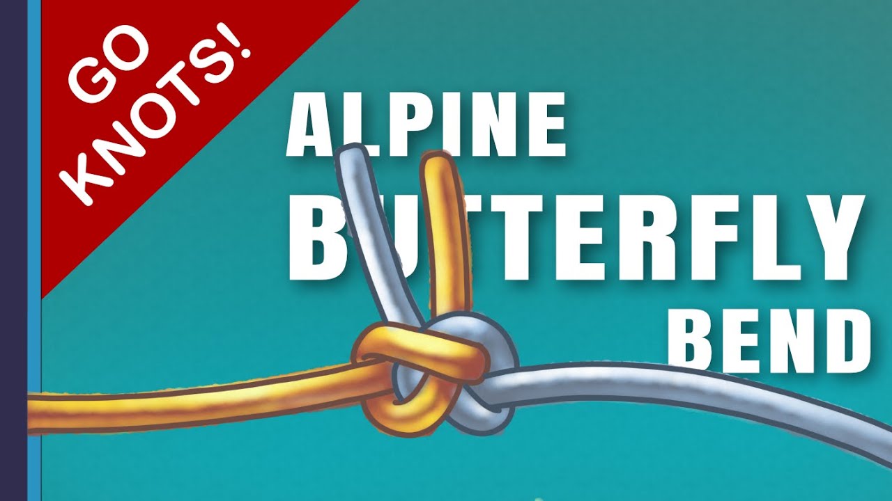 Alpine Butterfly Bend: Securely Join Two Ropes - YouTube