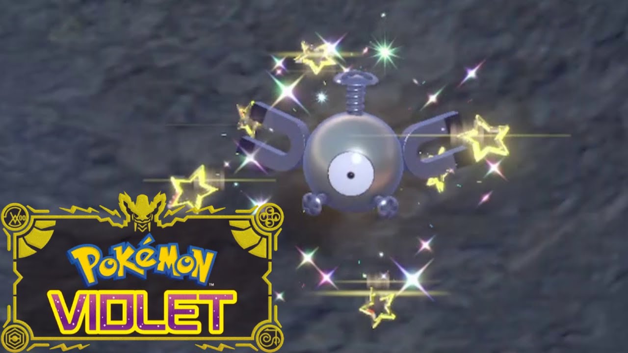 Shiny Magnemite in Violet - YouTube