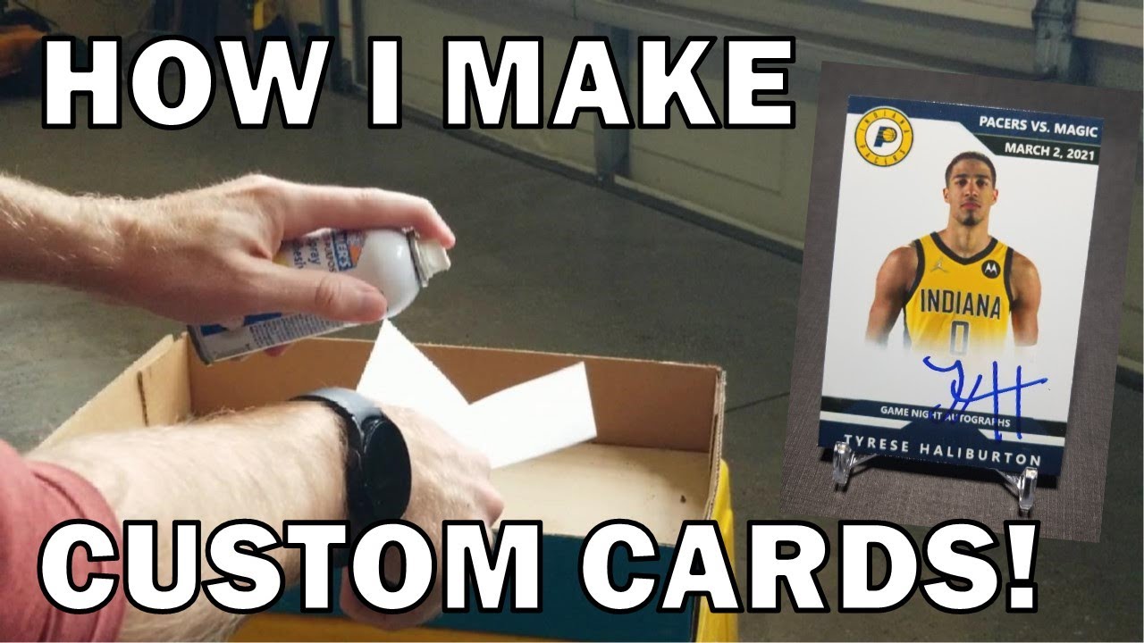 Here s How I Make Custom Trading Cards YouTube Here s How I Make Custom Trading Cards YouTube