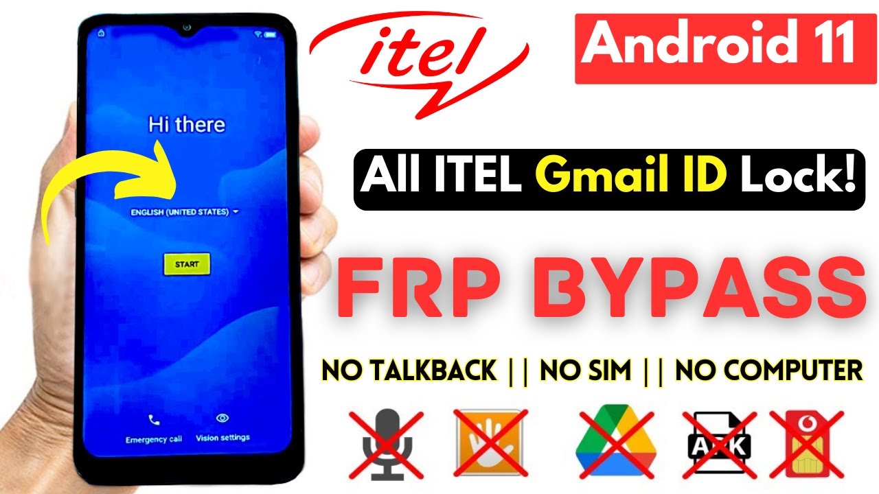 -Unlock All ITEL FRP Bypass Android 11/12 [Without PC] -Unlock Itel Frp ...