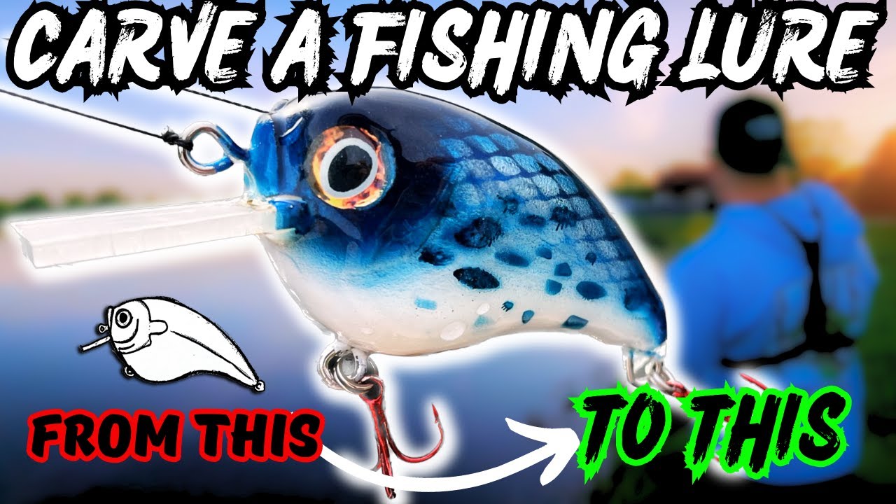 How to make a custom lure (crankbait) - YouTube