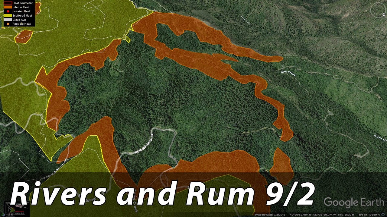 Six Rivers and Rum Fires, Fire Update. 9/2/2022 - YouTube