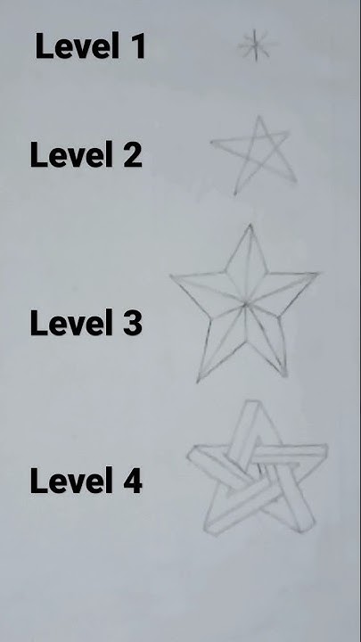 How to draw a star - YouTube