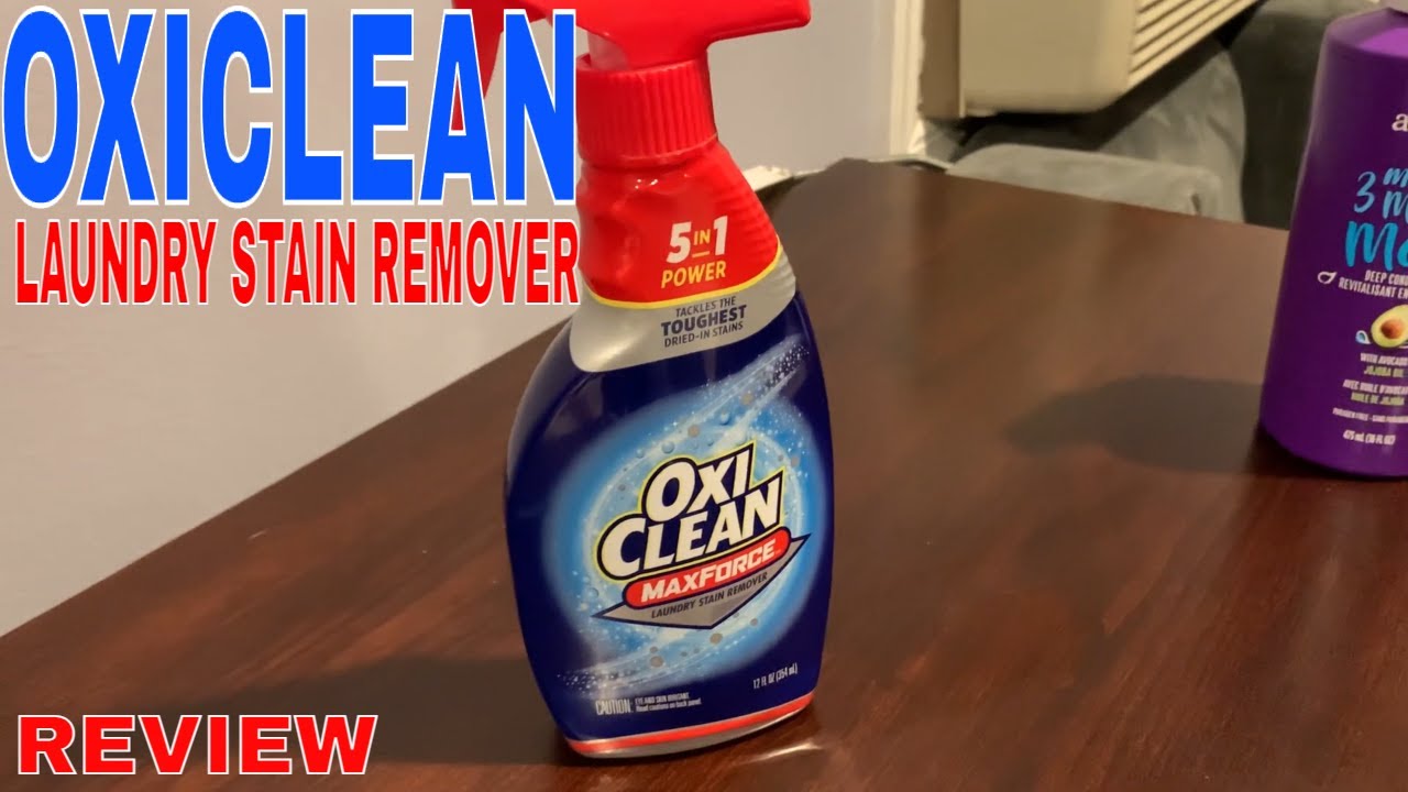 OxIClean Laundry Stain Remover 🔴 - YouTube