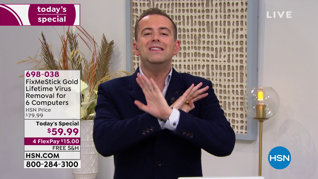 FixMeStick Gold Lifetime Virus Removal Cleaner for 6 C... - YouTube