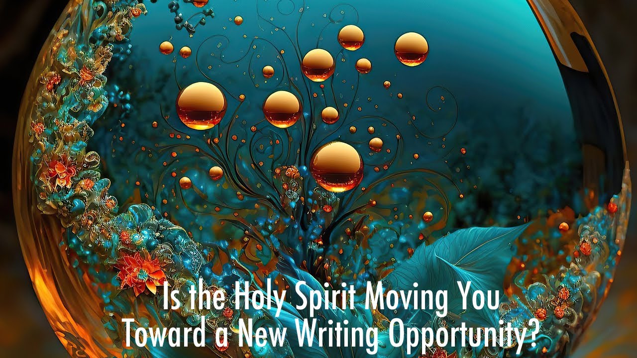 Is the Holy Spirit Moving You Toward a New Writing Opportunity ...