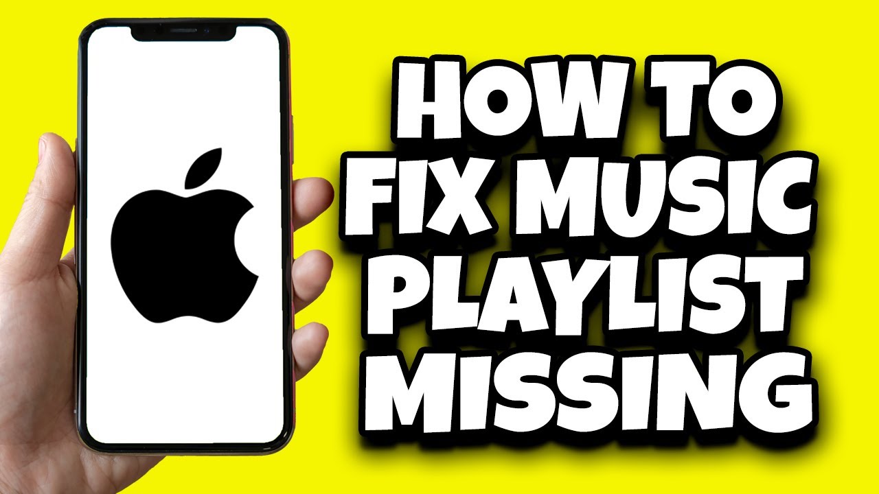 How To Fix Apple Music Playlists Missing (Updated) - YouTube