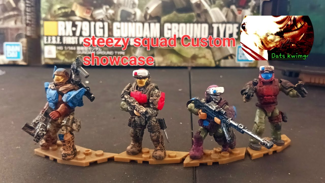steezy squad ready to roll(Megaconstrux halo custom steezy squad ...