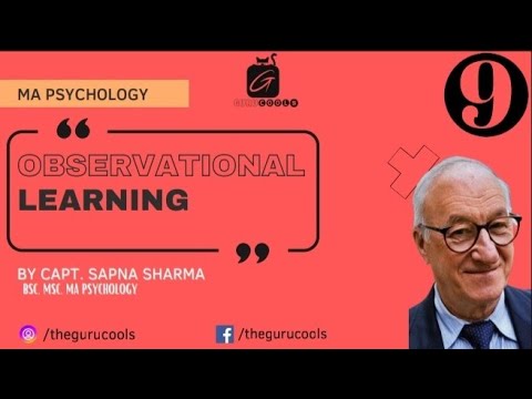 Observational learning: Attention, Retention, Reproduction and ...