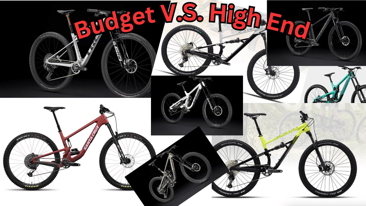 Budget V.S. High End MTB: XC, Trail, Enduro - YouTube