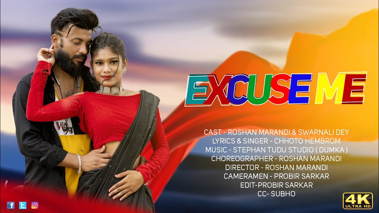 EXCUSE ME // FULL VIDEO // NEW SANTHALI VIDEO 2022 // ROSHAN MARANDI & SWARNALI DEY/ CHHOTO ...