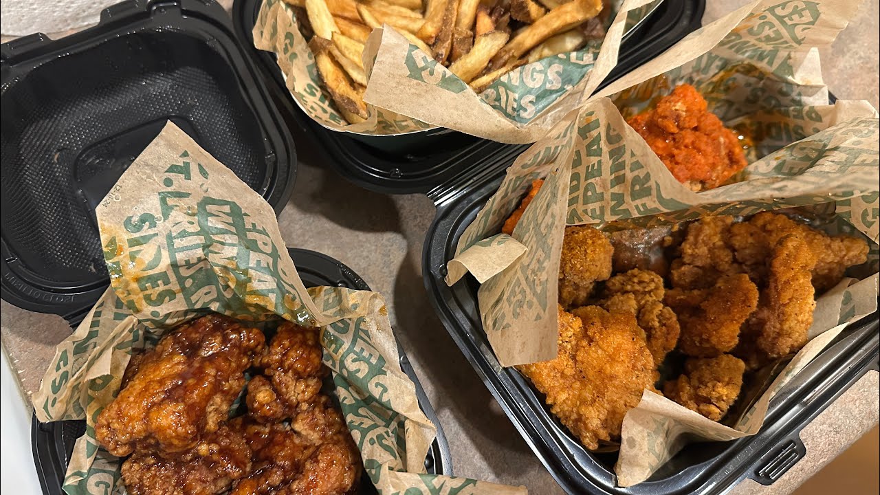 Wingstop review! (20 wings and fries for under $20) - YouTube