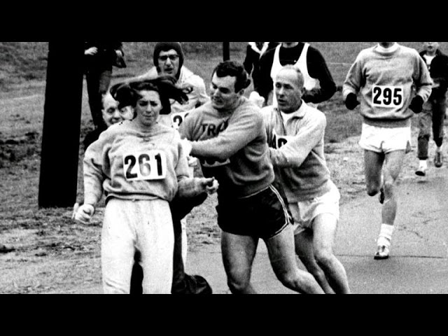 First Woman To Run Boston Marathon -…: English ESL video lessons