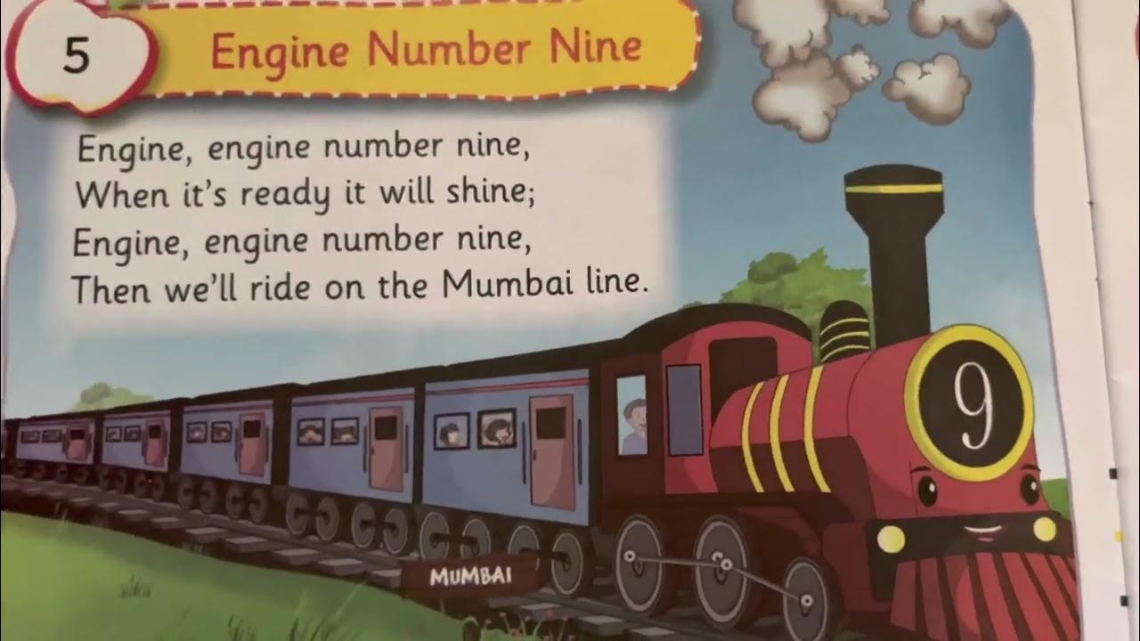 Engine Number Nine | Jr Kg | Nursery Rhymes and songs | Vikas Apple ...