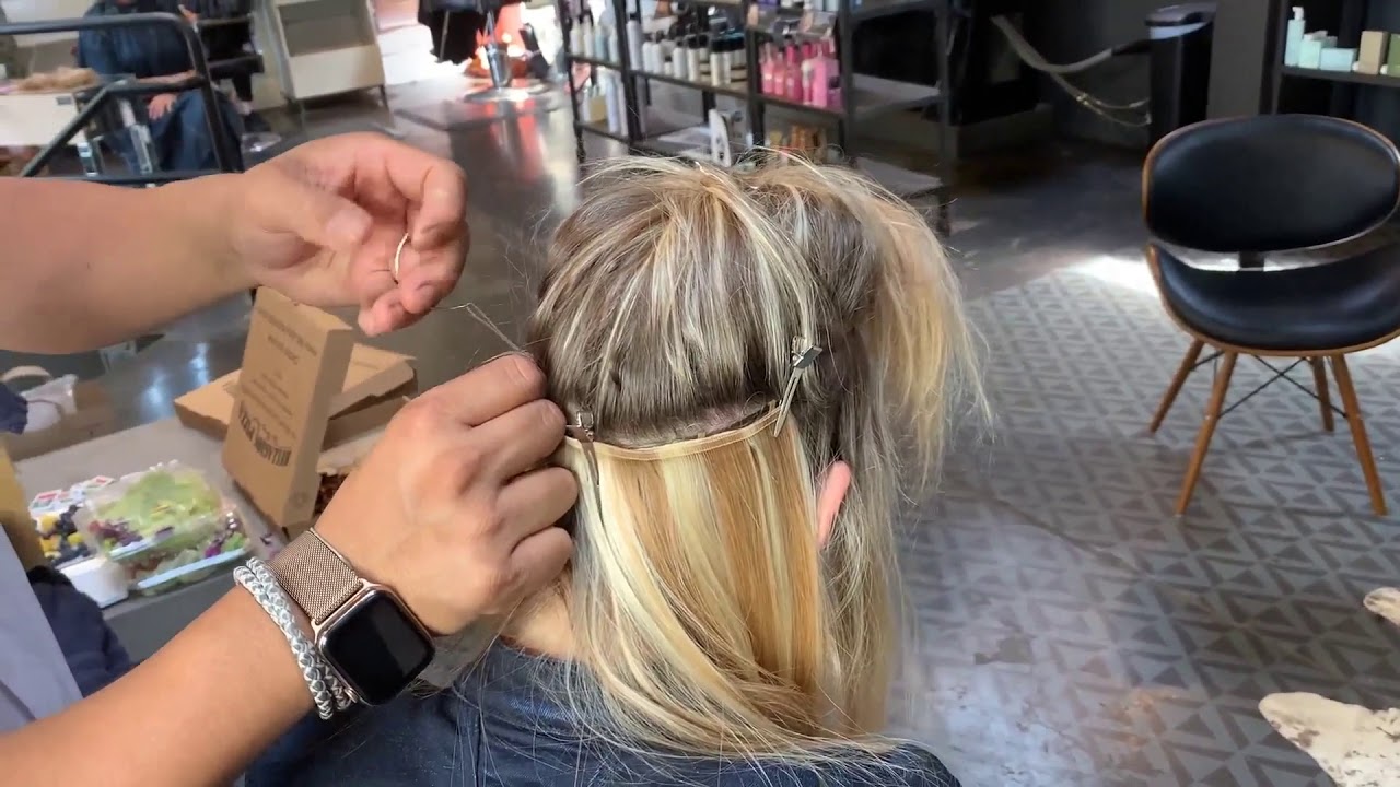 Chachi Hair extentions class 1 - YouTube