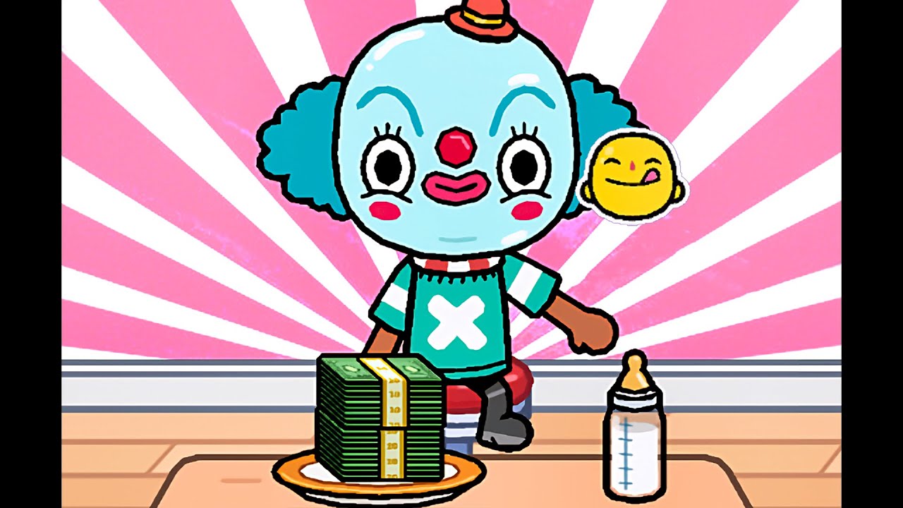 Toca Clown's Morning Routine🍼🌅💰| toca life world - YouTube