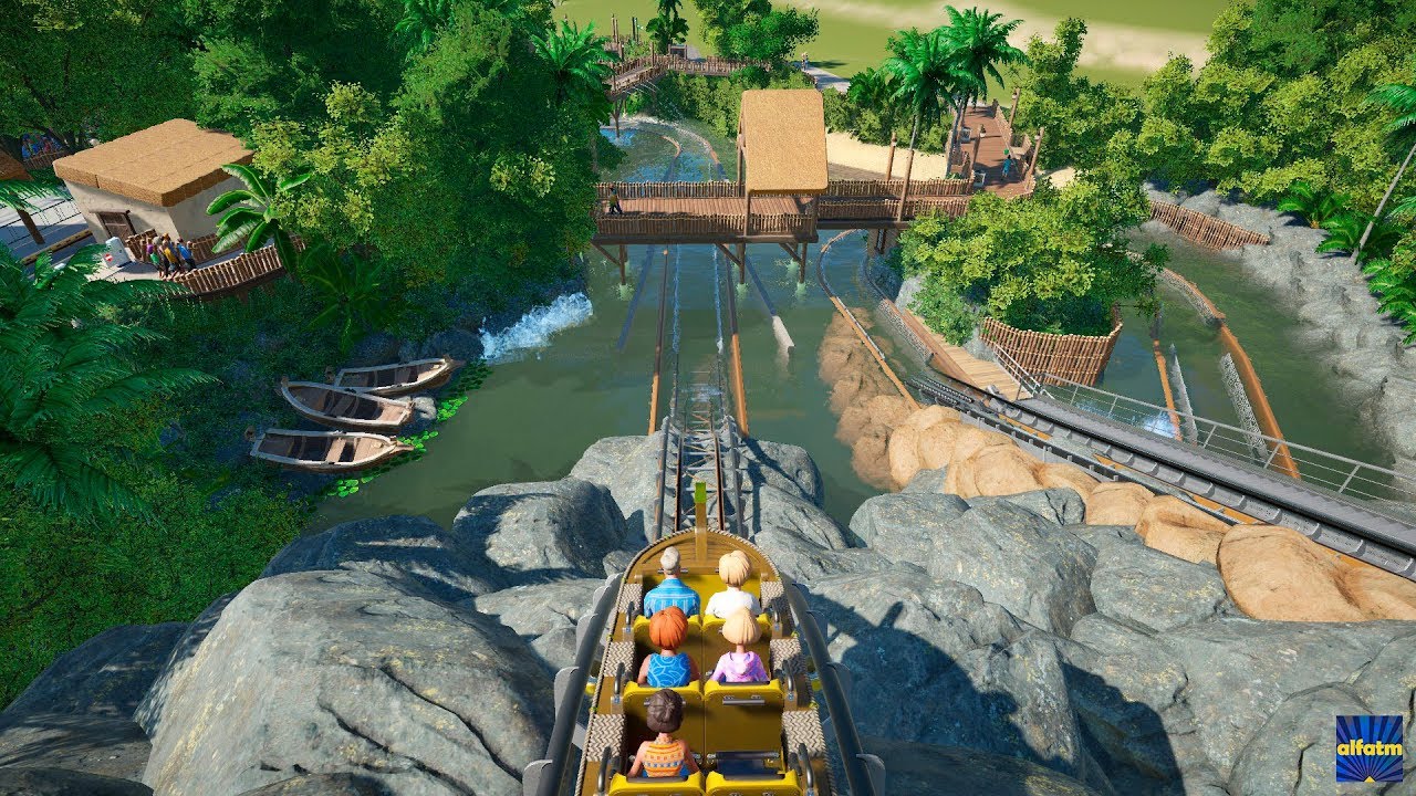 Tutuki Splash - PortAventura en Planet Coaster - YouTube